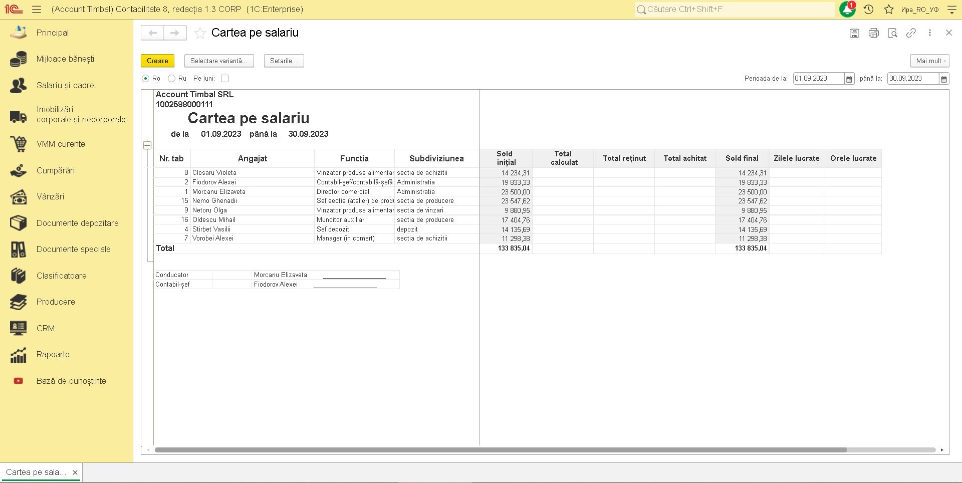 1C Contabilitatea 8 pentru automatizarea contabilitatii in Moldova